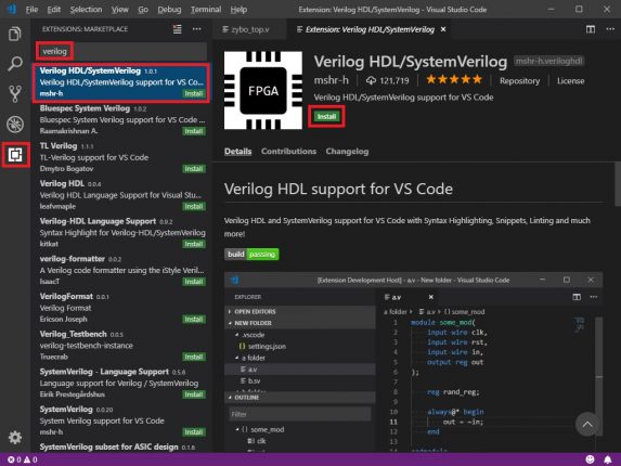 【開発環境】Visual Studio CodeをインストールしてVerilog用エディタにする - 映画と旅行とエンジニア