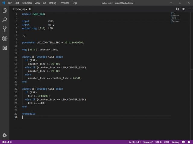 【開発環境】Visual Studio CodeをインストールしてVerilog用エディタにする - 映画と旅行とエンジニア